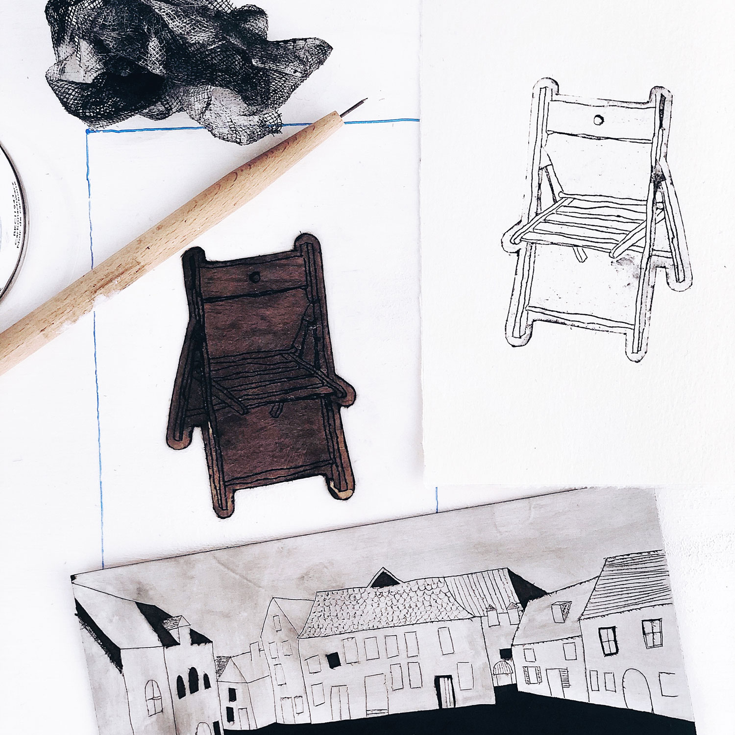 Tetra Pak Intaglio Prints | Atelier Gelb. — Design Studio by Laura Vidal